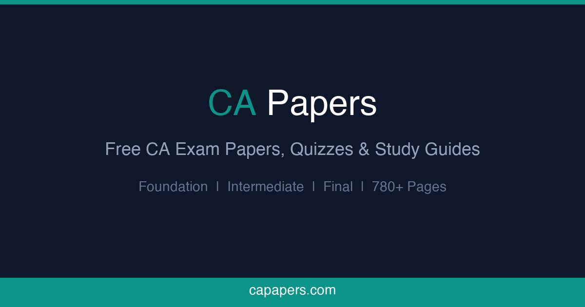 CA Inter Syllabus 2026 - All 6 Papers Group-Wise [ICAI New Scheme]